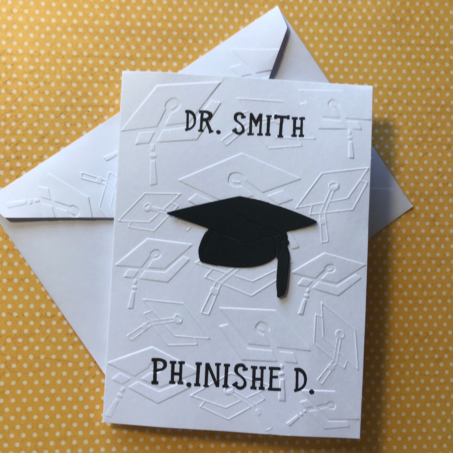 PHD Graduation Card Doctor Graduation Card Phinished - Etsy
