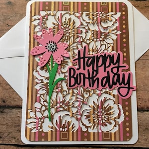 Sizzix Thinlits Die - Bouquet by Tim Holtz #664418 Designed By: Tim Holtz Flower Background Die ...