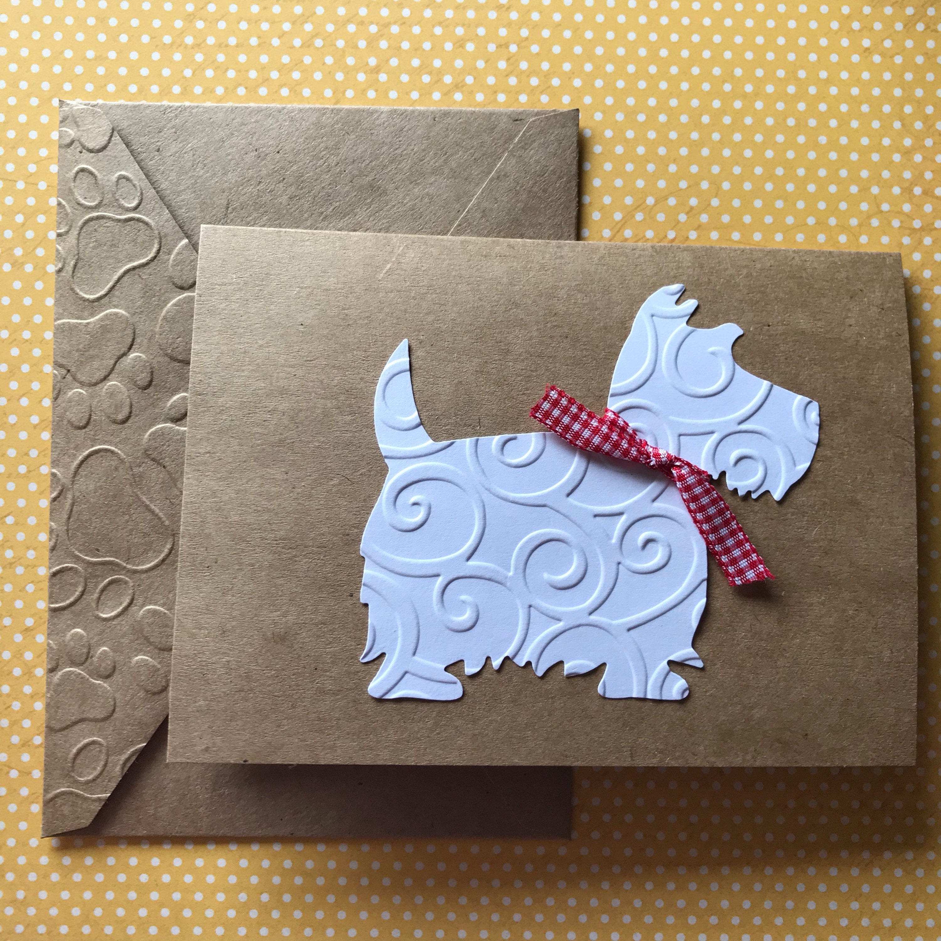 White Westie Note Cards, Dog Card Set, West Highland White Terrier Dog ...