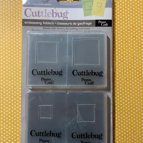 Cuttlebug Embossing Folders - Etsy