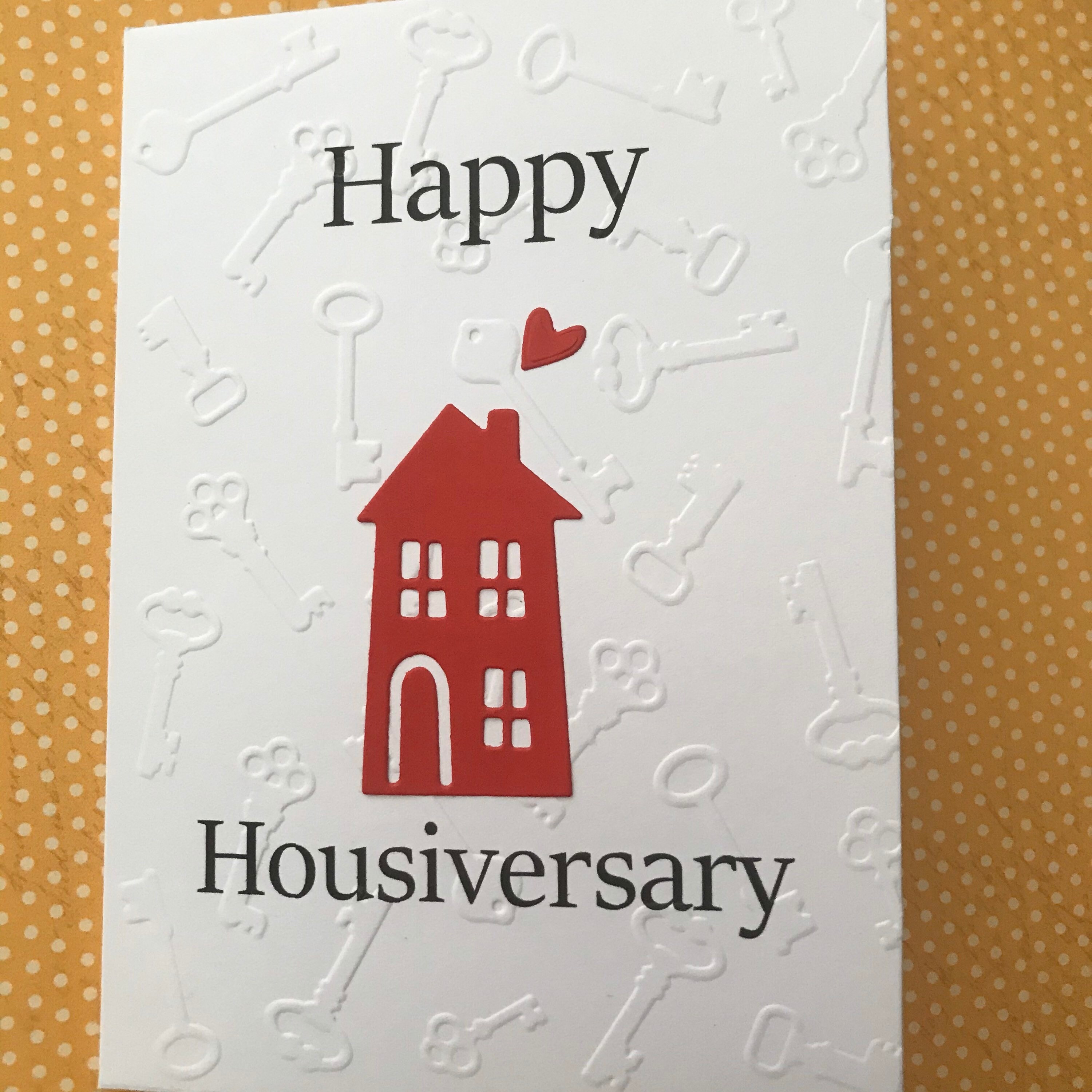 Happy Housiversary House Card Home Card Stationery Real | Etsy