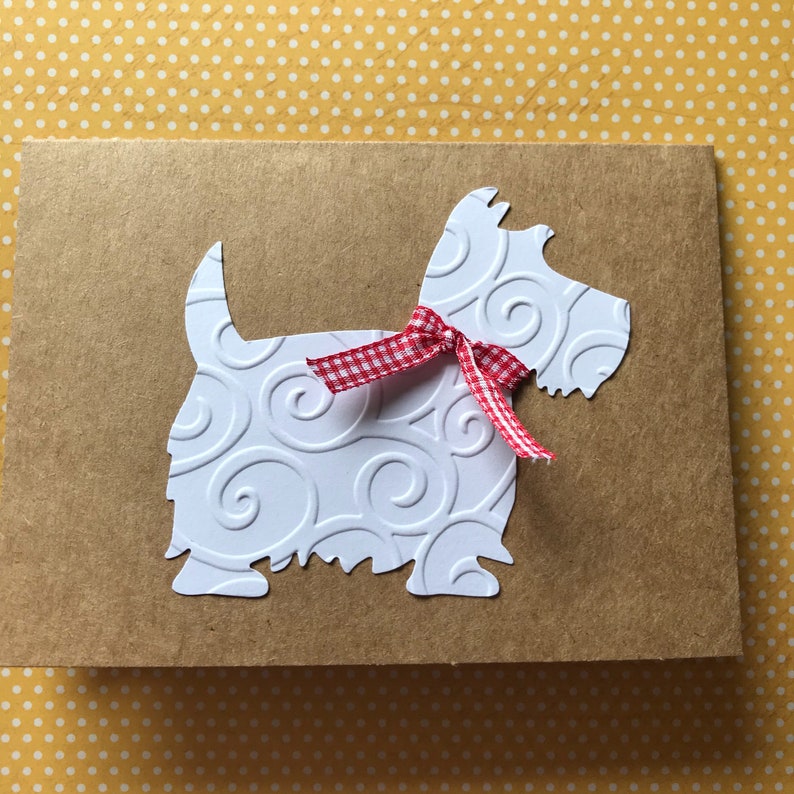 White Westie Note Cards, Dog Card Set, West Highland White Terrier Dog ...