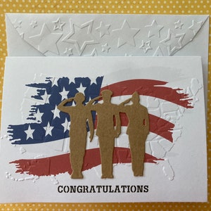 Congratulation Military Note Card Graduation Card Retirement | Etsy