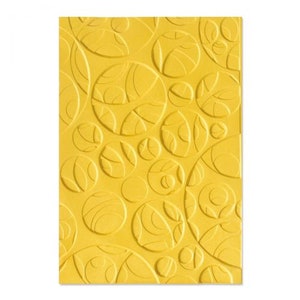 Sizzix 3-D Textured Impressions Embossing Folder Swiss Cheese Circle ...