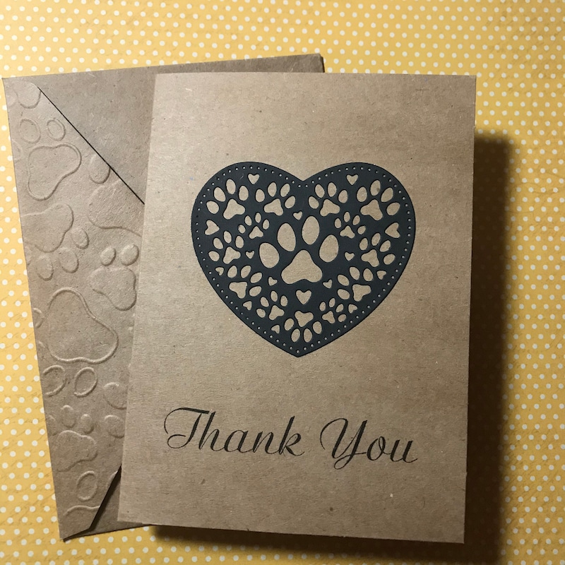 Dog Thank You Note - Etsy