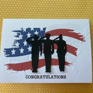 Congratulation Military Note Card Graduation Card Retirement - Etsy