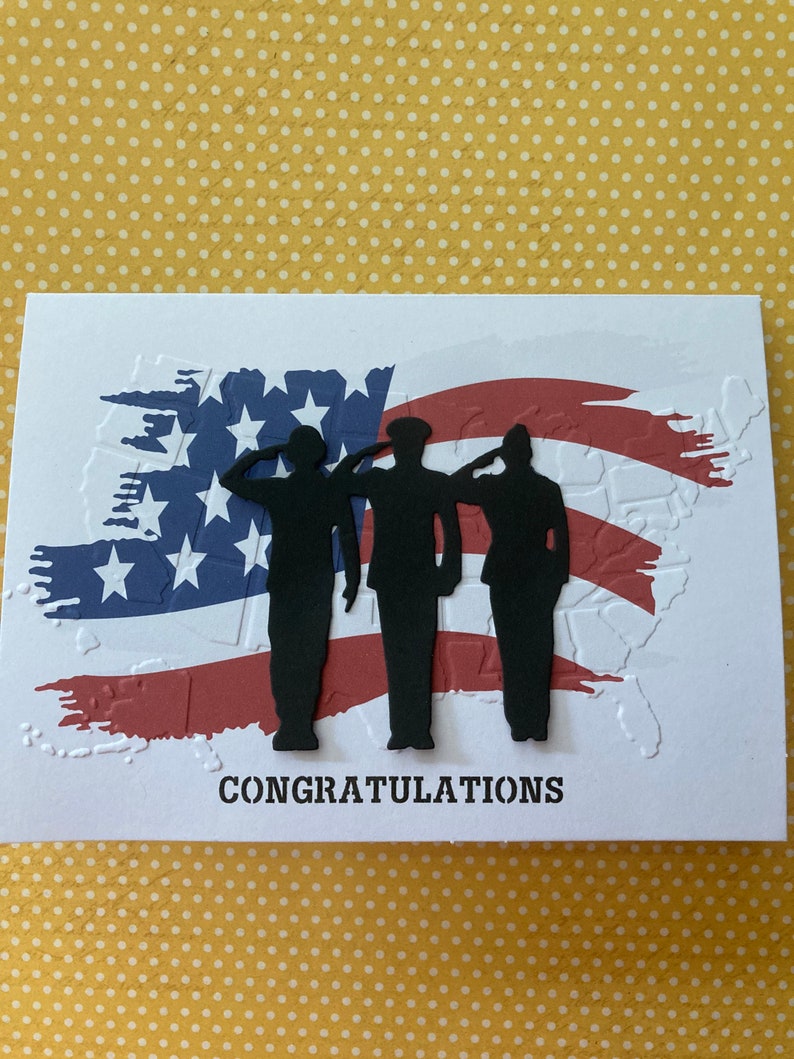 Congratulation Military Note Card Graduation Card Retirement - Etsy