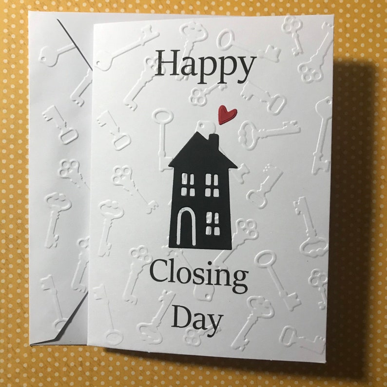 Happy Closing Day House Card Home Card Stationery Real - Etsy