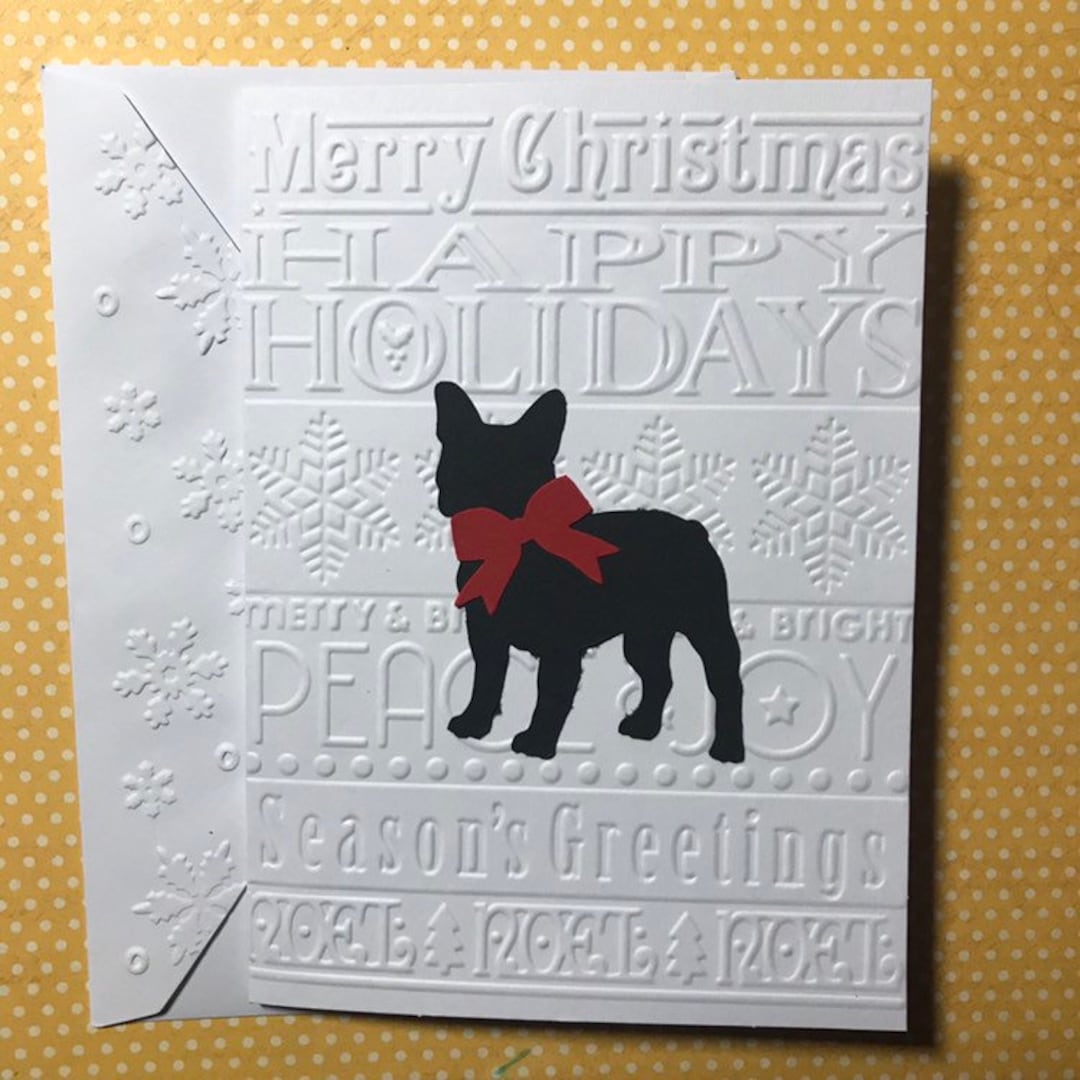 French Bulldog Merry Christmas Cards, Card, Dog Christmas Cards ...