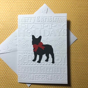 French Bulldog Merry Christmas Cards, Card, Dog Christmas Cards ...