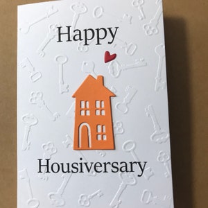 Happy Housiversary House Card, Home Card, Stationery, Real Estate Agent ...