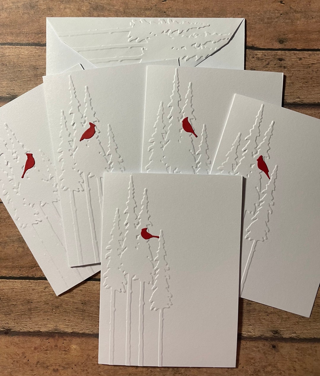 Cardinal Card, Handmade Card Set, Greeting Cards, Sympathy Card ...