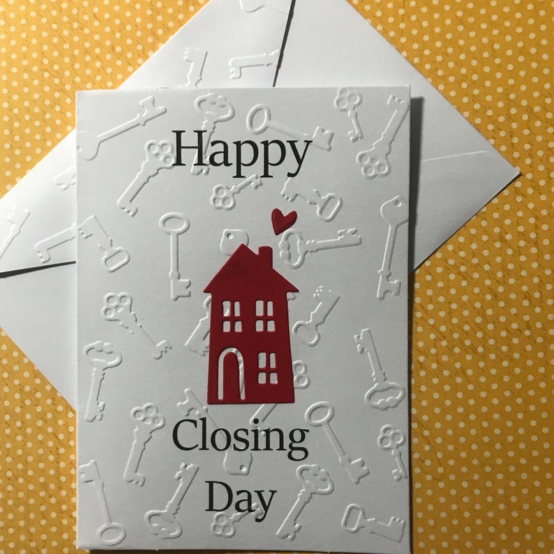 Happy Closing Day House Card Home Card Stationery Real - Etsy