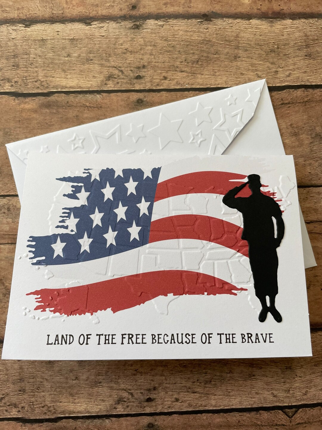 Veteran Thank You Card, Military Card, Patriotic Card, Veteran, Veteran ...