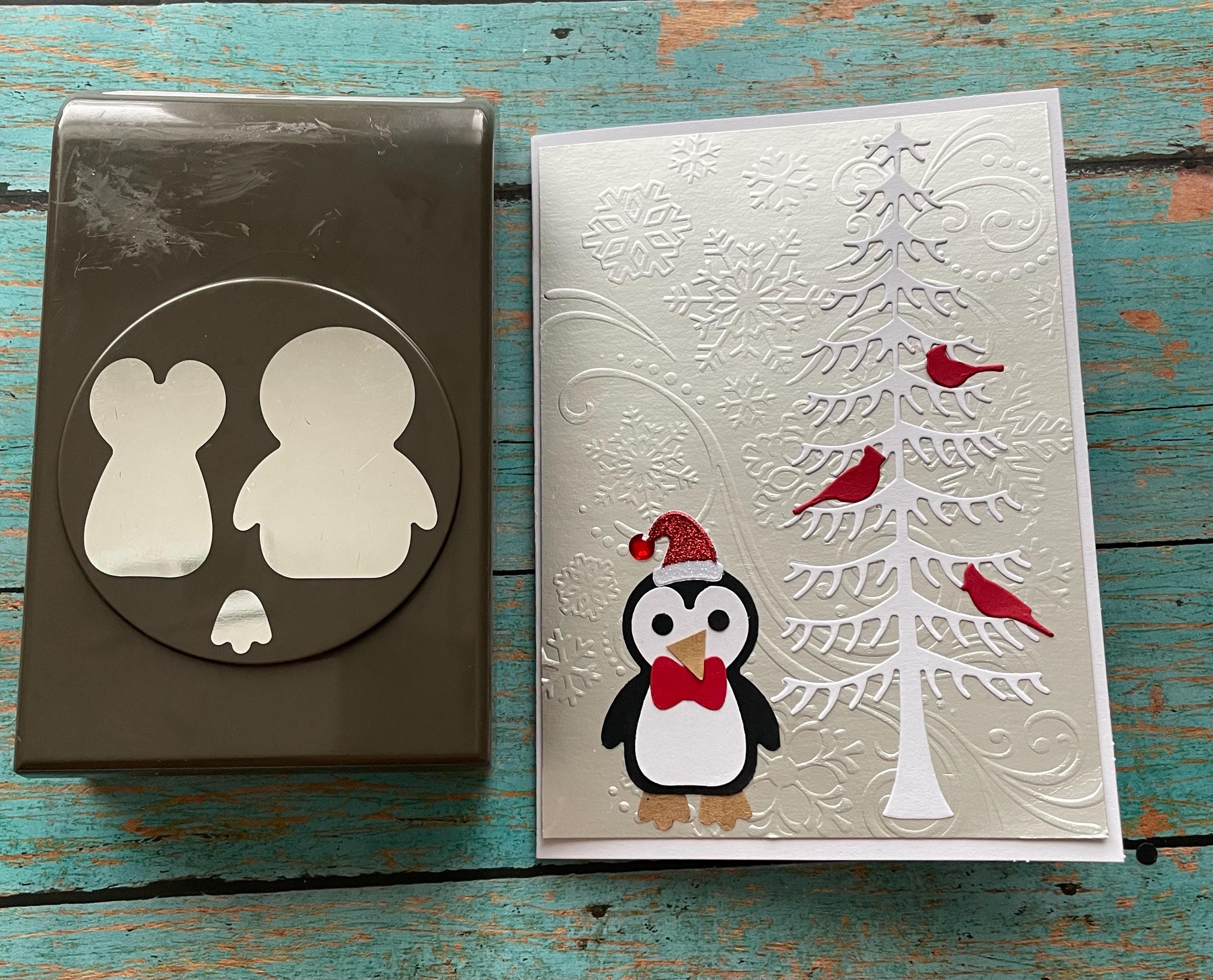 Stampin up Penguin Builder Paper Punch Card Making Crafting Tag Making ...
