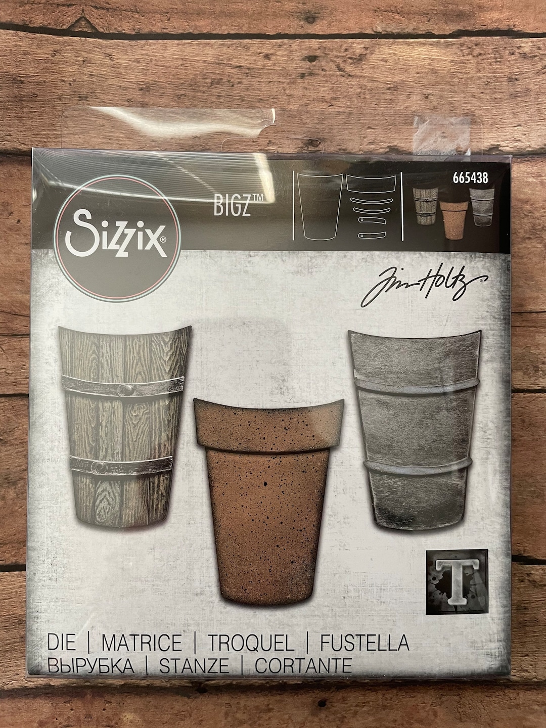Sizzix Bigz Die Potted 2 by Tim Holtz 665438 Designed By: Tim Holtz ...