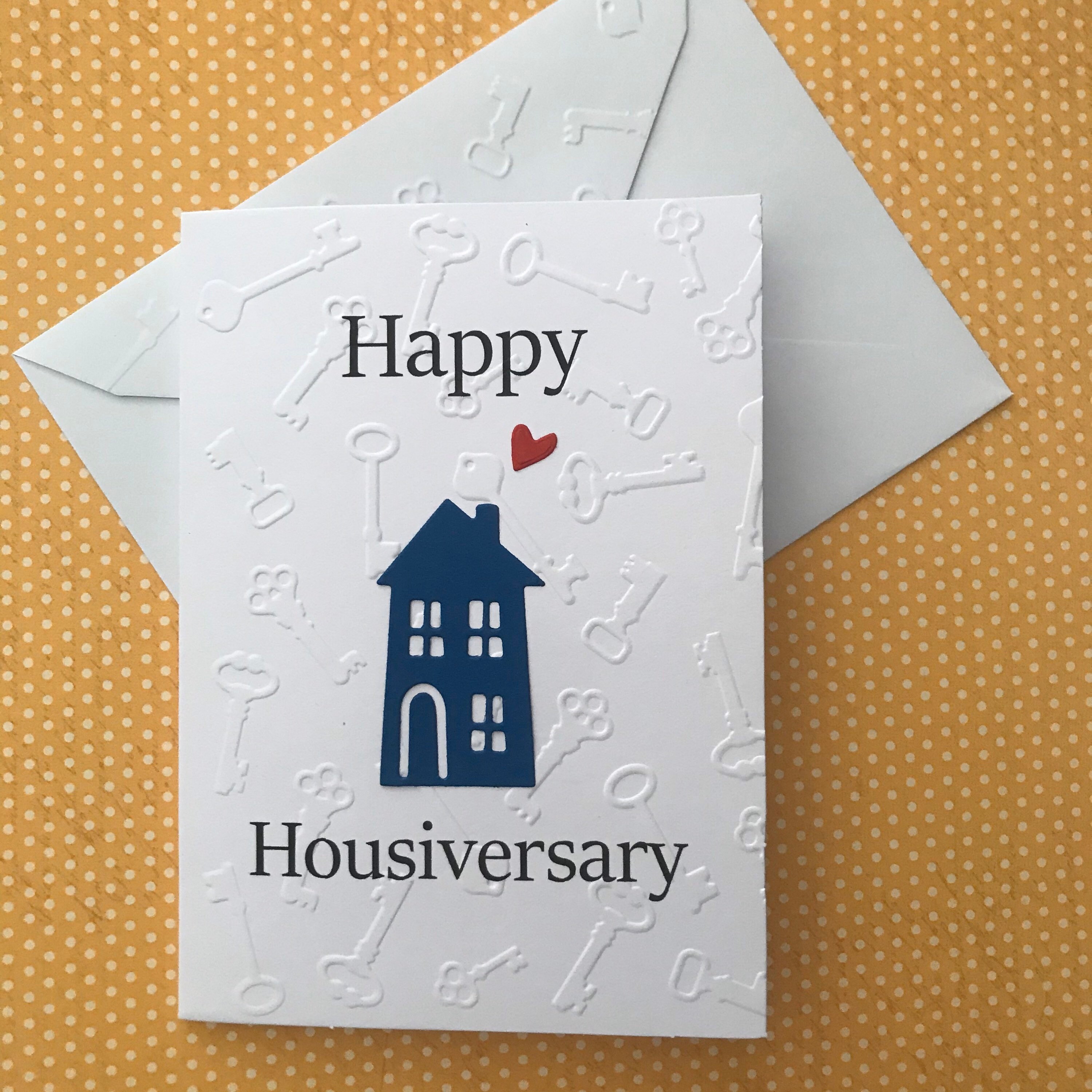 Happy Housiversary House Card Home Card Stationery Real | Etsy