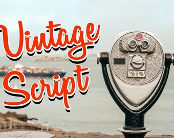 SVG Silhouette DXF Font Script Calligraphy Chalkboard Vector | Etsy