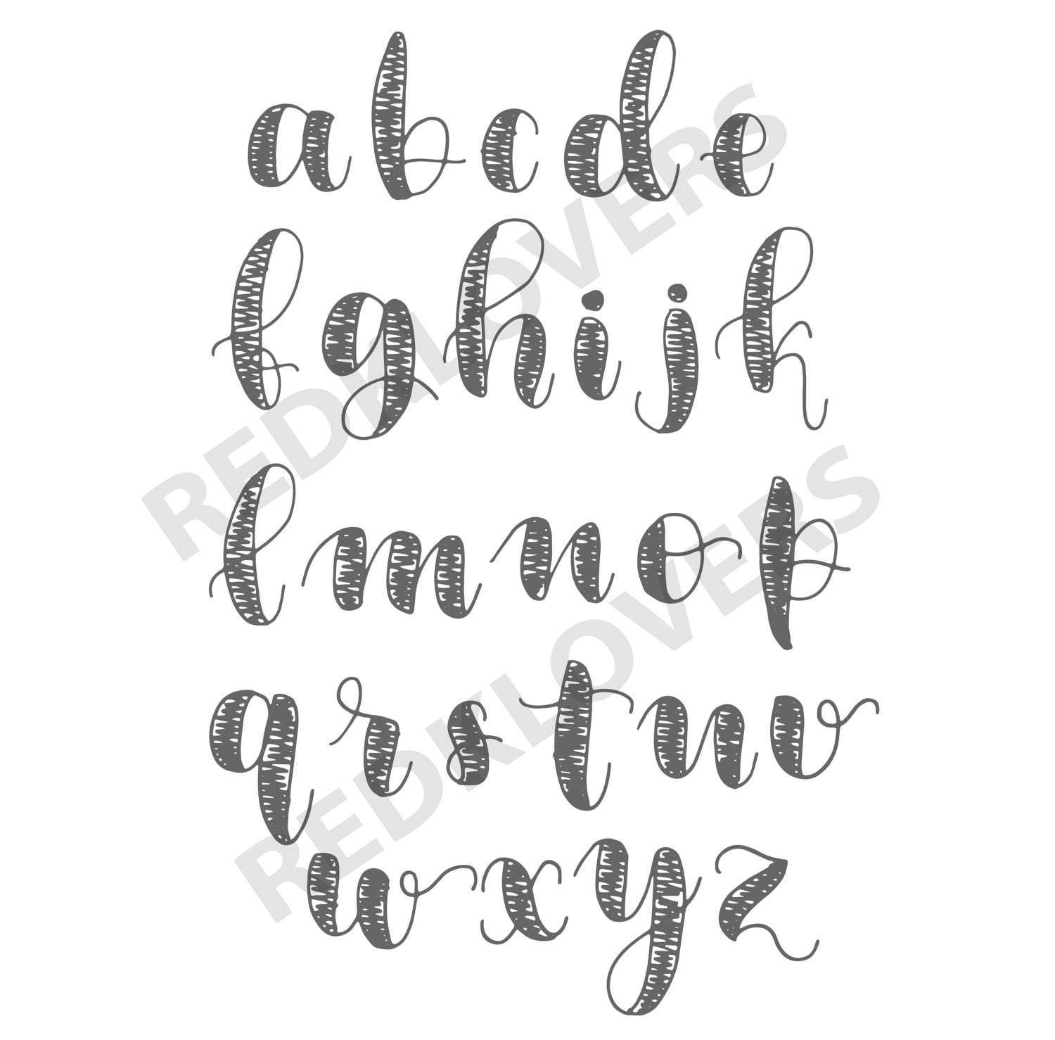 SVG DXF Font Script Calligraphy Handdrawn Scribble Chalkboard Vector ...