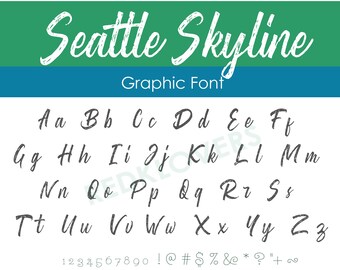 SVG DXF Silhouette Cricut Font Script Calligraphy Chalkboard Hand Drawn ...