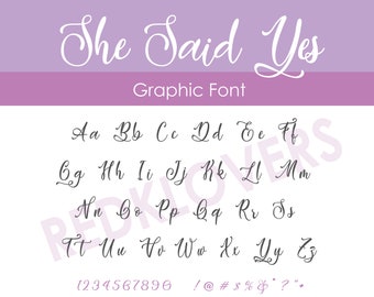 SVG DXF Silhouette Cricut Font Script Calligraphy Chalkboard Hand Drawn ...