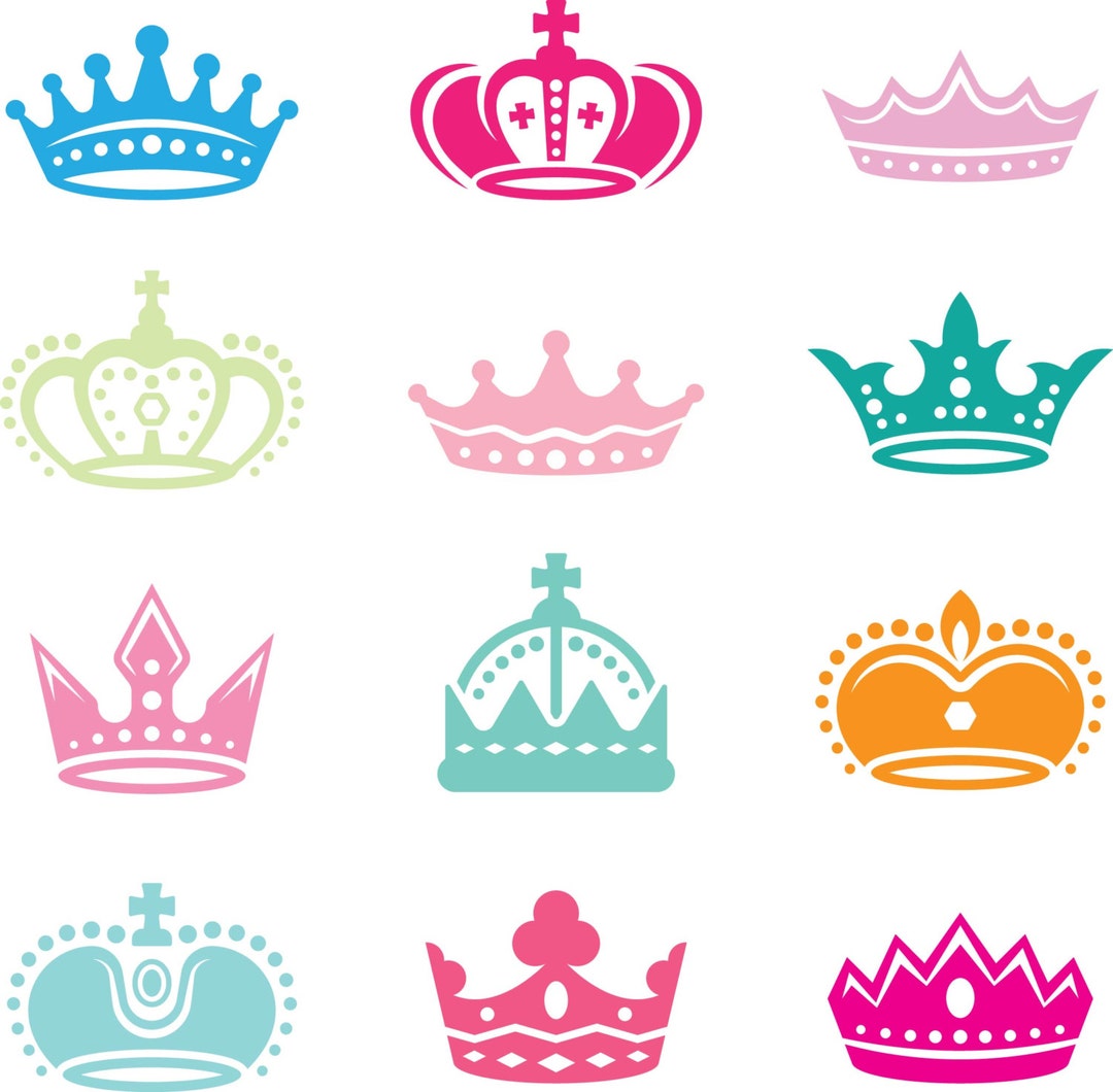 SVG DXF Crown Baby Wedding Royalty Free Digital Download Files Svg , Ai ...