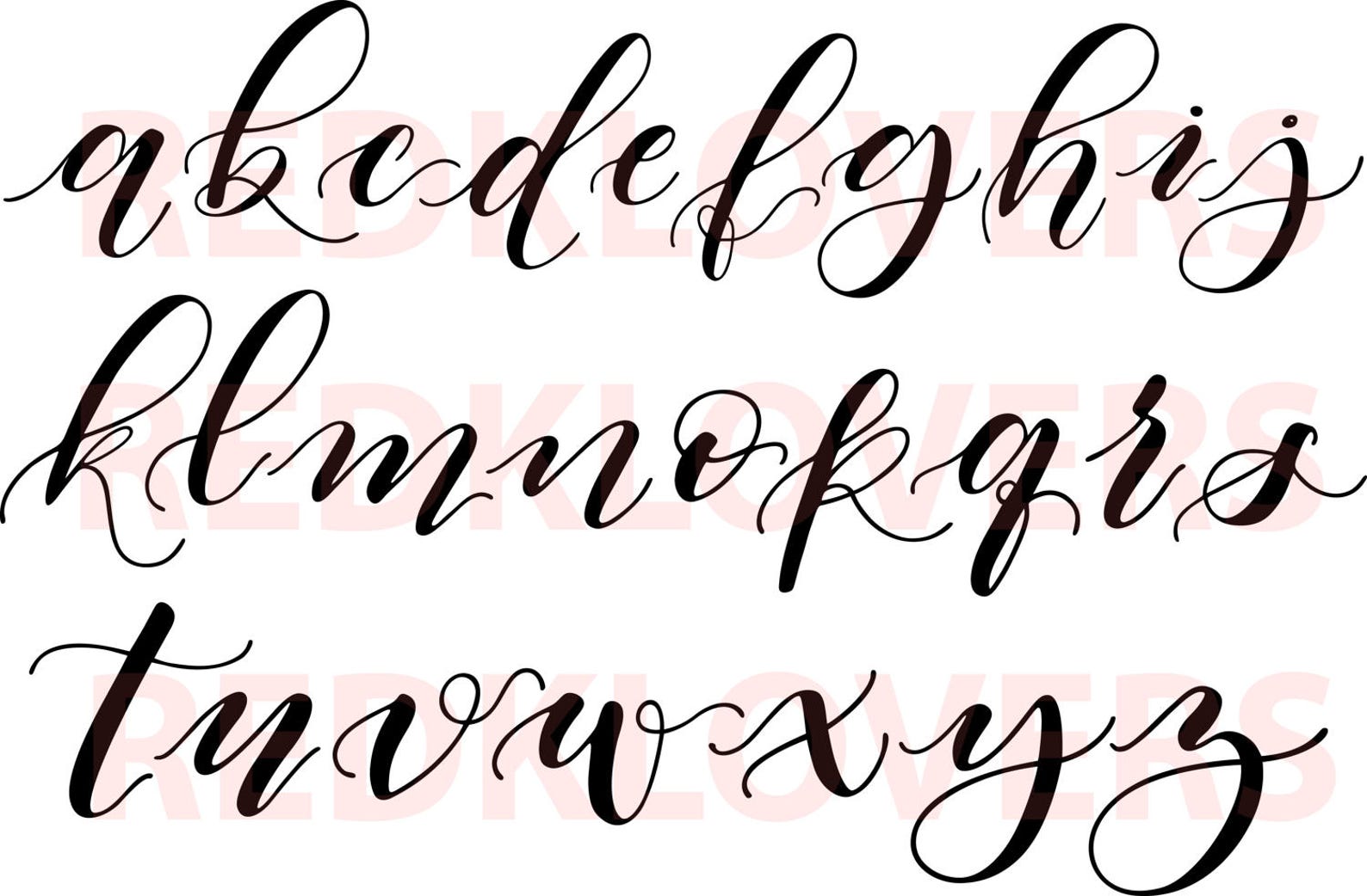 SVG DXF Font Script Calligraphy Handdrawn Scribble Chalkboard Vector ...