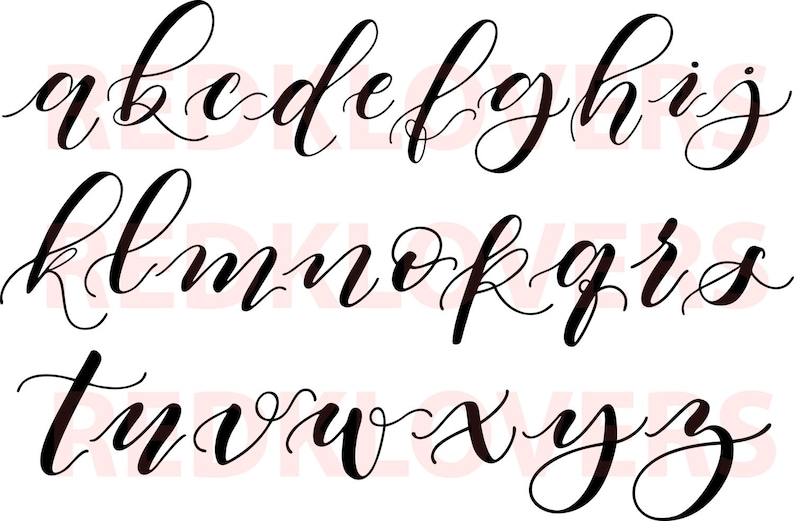 SVG DXF Font Script Calligraphy Handdrawn Scribble Chalkboard Vector ...