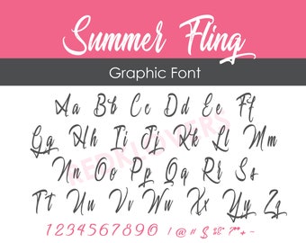 SVG DXF Silhouette Cricut Font Script Calligraphy Chalkboard Hand Drawn ...