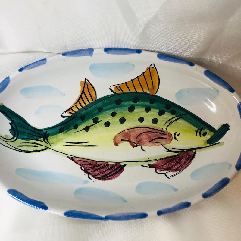 Vintage Vietri Platter - Etsy