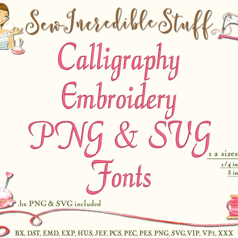 Calligraphy Embroidery - Etsy