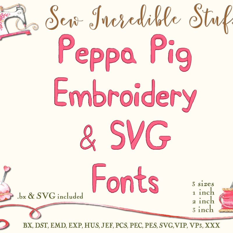 Peppa Pig Pattern - Etsy