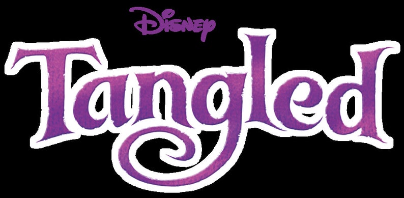 Disney's Tangled Computer Font ttf otf and woff Fonts | Etsy
