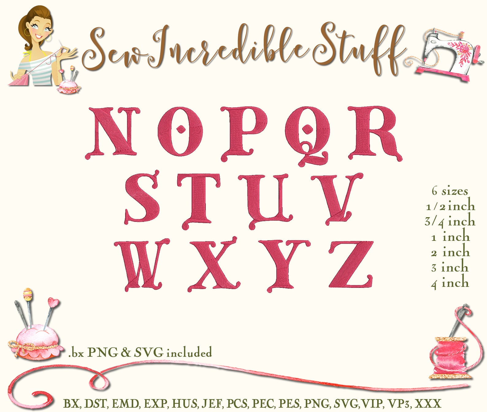 Elena of Avalor Machine Embroidery SVG and PNG Fonts, 4 Sizes- BX Font ...
