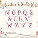 Tickled Pink Whimsical Machine Embroidery PNG and SVG Fonts 4 - Etsy