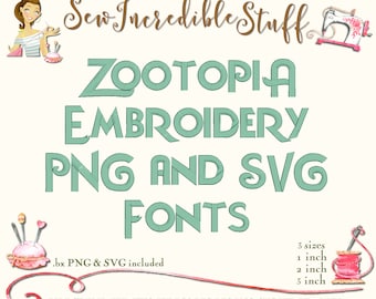Zootopia Exp Font - Etsy