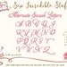 Beautiful Aphrodite Script Machine Embroidery and SVG Fonts, Regular ...