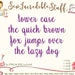 Lovely Upright Script Machine Embroidery SVG and PNG Fonts - 3 Sizes ...