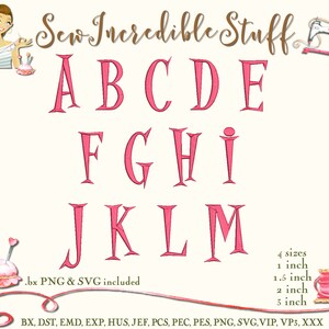 Alleycat Bop Groovy 60's Retro Machine Embrodery, PNG and SVG Fonts ...