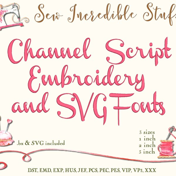 Large Script Font - Etsy