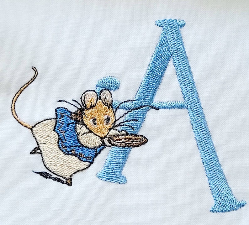 Peter Rabbit Alphabet Machine Embroidery Designs 2 Sizes - Etsy Australia