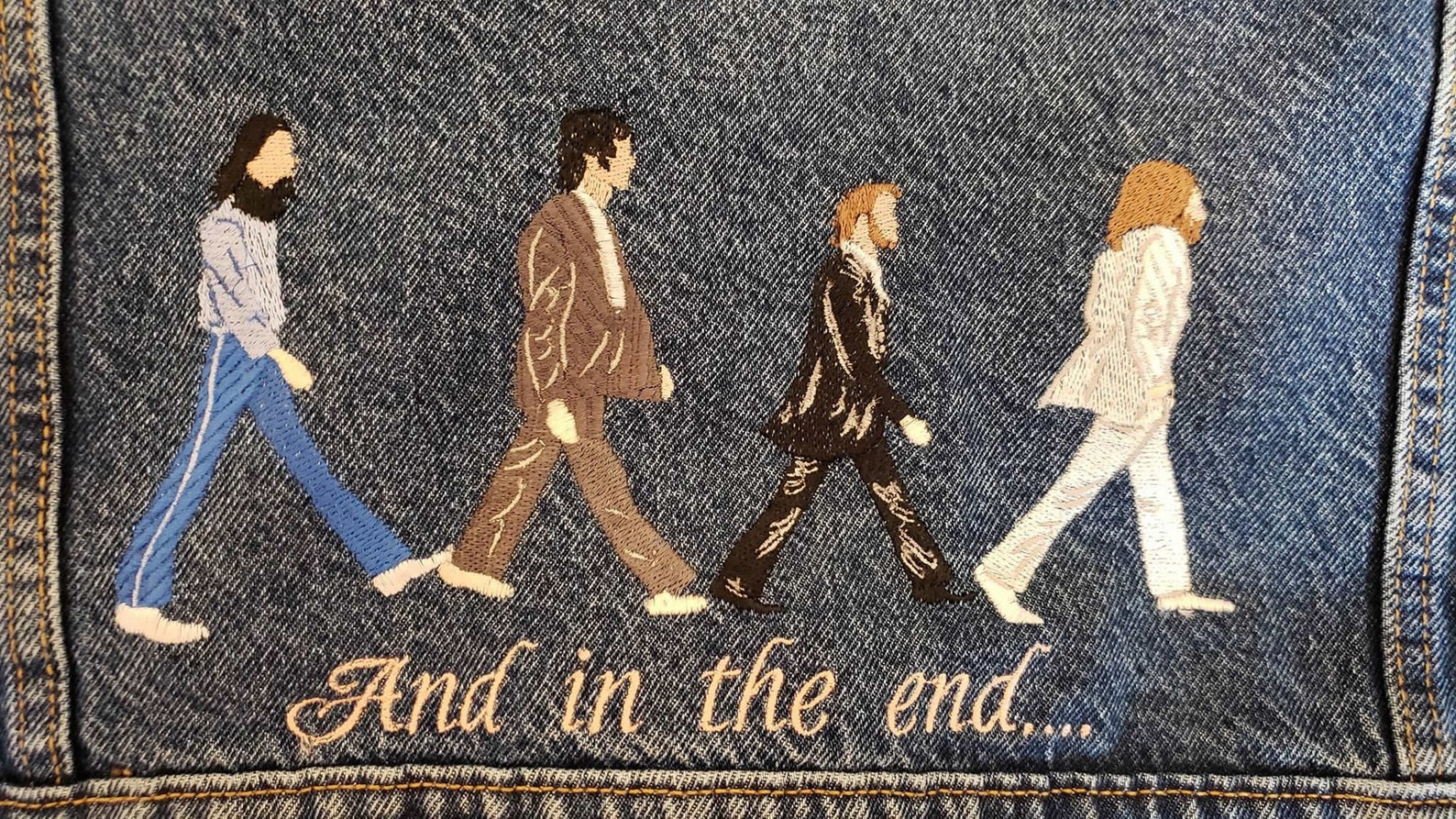 The Beatles Embroidery and SVG Fonts and Abbey Road Design Bundle - Etsy