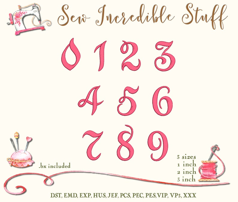 Beautiful Erica Script Machine Embroidery Font BX Font PES | Etsy