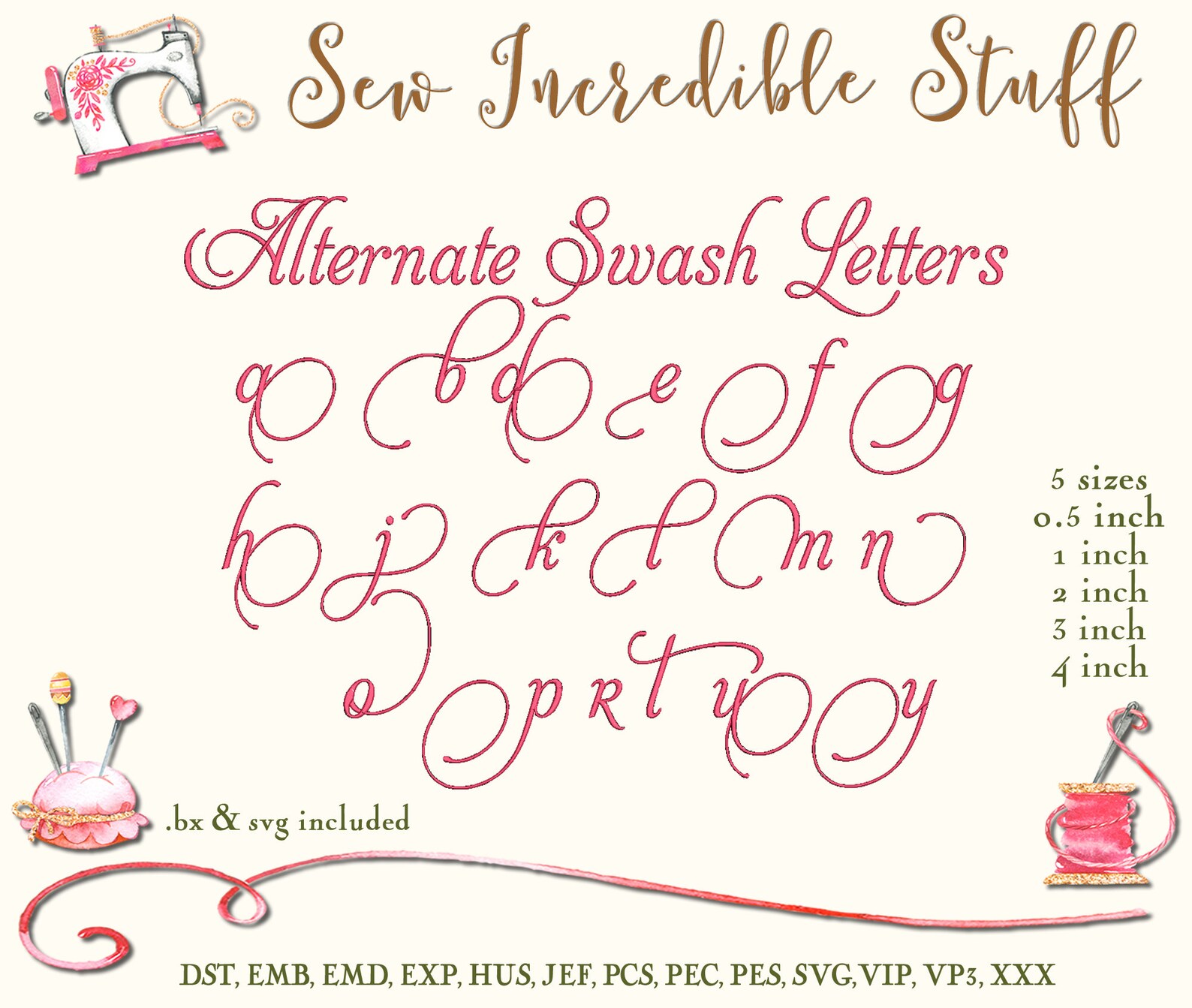 Beautiful Aphrodite Script Machine Embroidery and SVG Fonts - Etsy