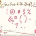 Tickled Pink Whimsical Machine Embroidery PNG and SVG Fonts, 4 Sizes ...