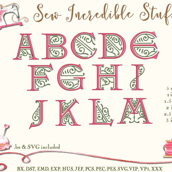 Single Letter Monogram Embroidery - Etsy