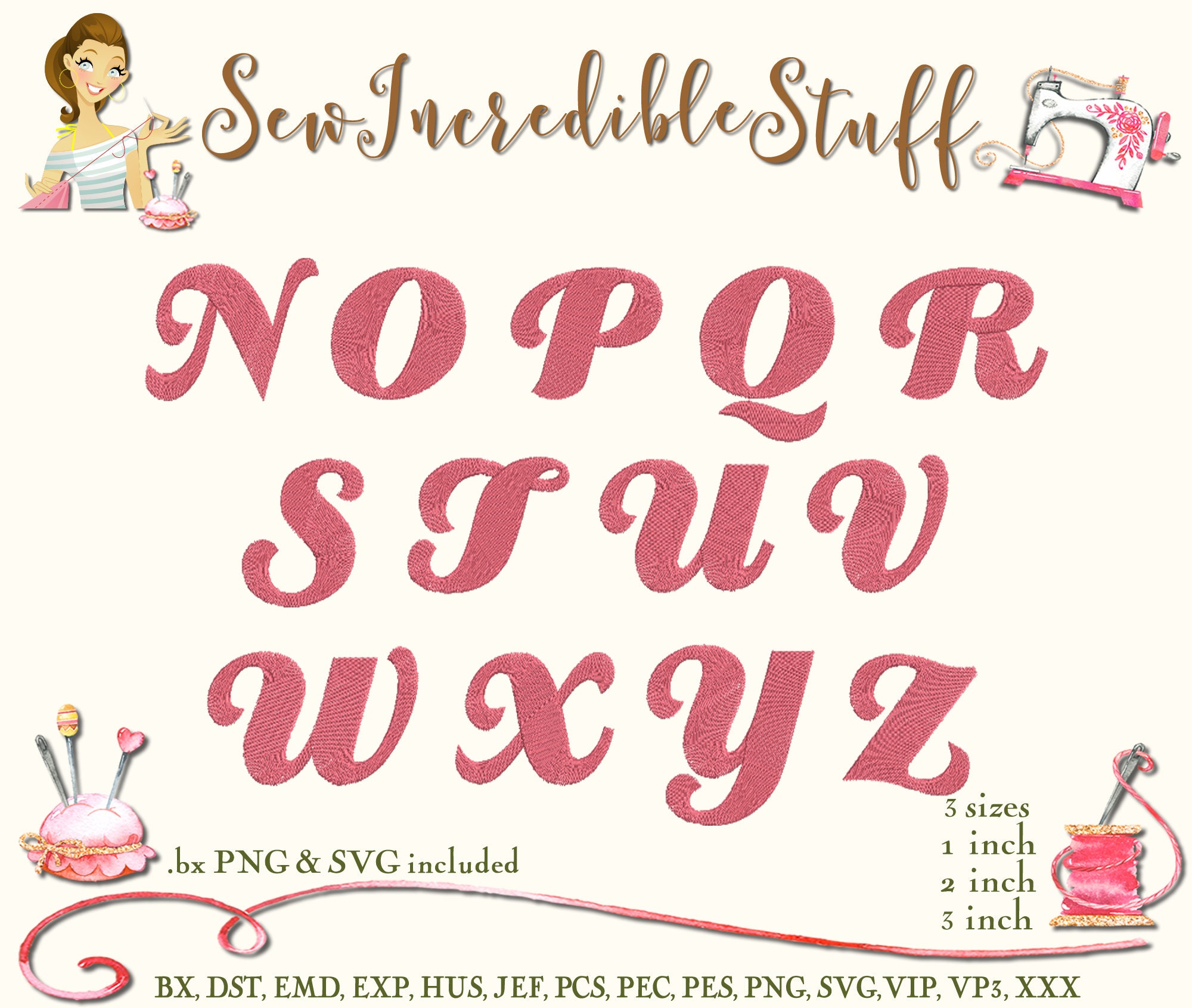 My Little Pony Heart and Script Machine Embroidery, SVG and PNG Fonts ...