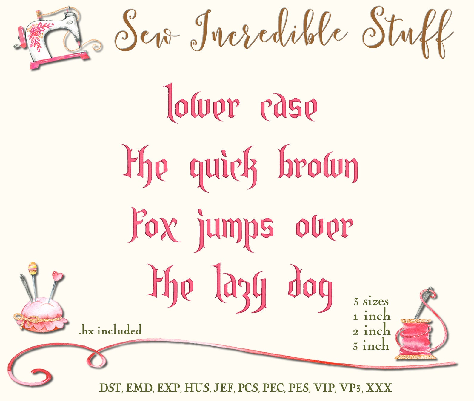 Charmed Television Show Machine Embroidery and SVG Fonts BX | Etsy