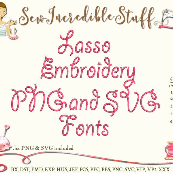 Lasso Font - Etsy