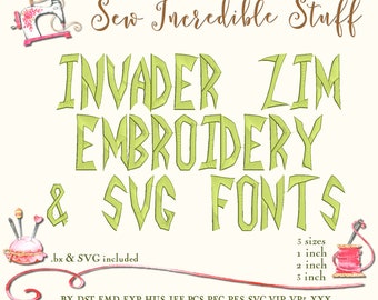 Invader Zim Font - Etsy